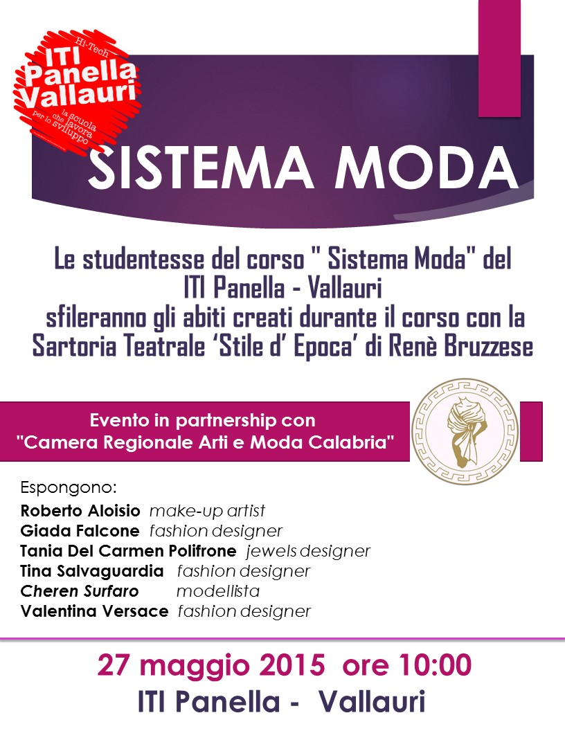 Reggio: "sistema moda" presenta le sfilate realizzate dalle allieve