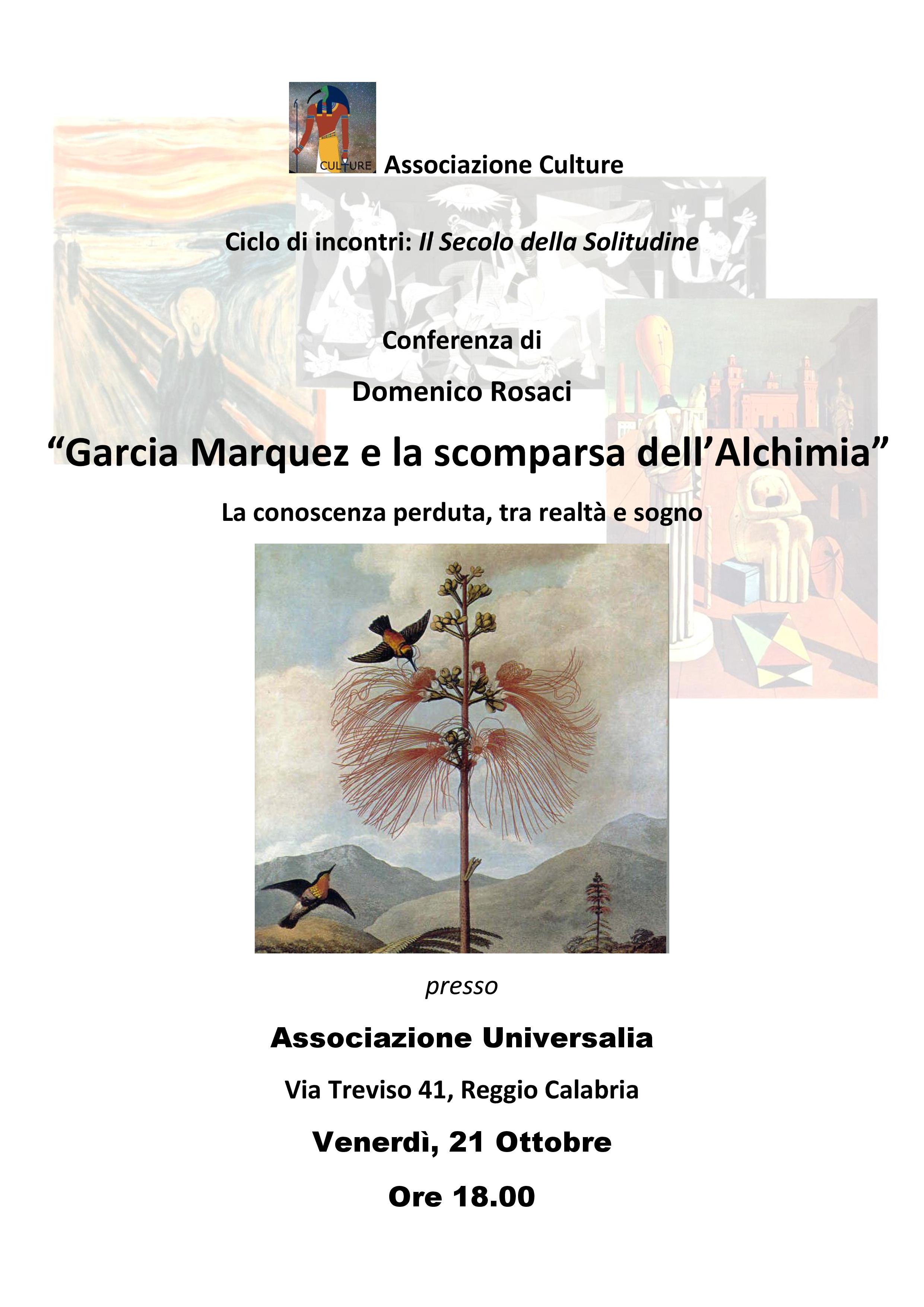 A Reggio Calabria Domenico Rosaci terrà una conferenza dal titolo ...