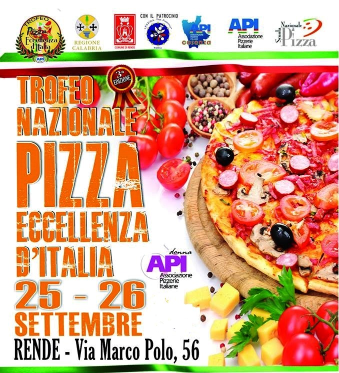 In Calabria il 3° Trofeo Nazionale Pizza Eccellenze d’Italia