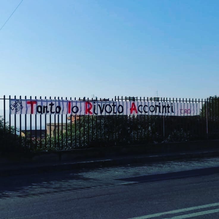 Elezioni Messina, in città gli striscioni "Tanto io rivoto Accorinti" e ...