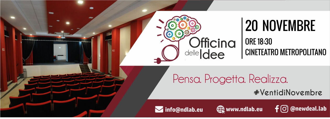 Reggio Calabria: appuntamento con l'“Officina delle idee”