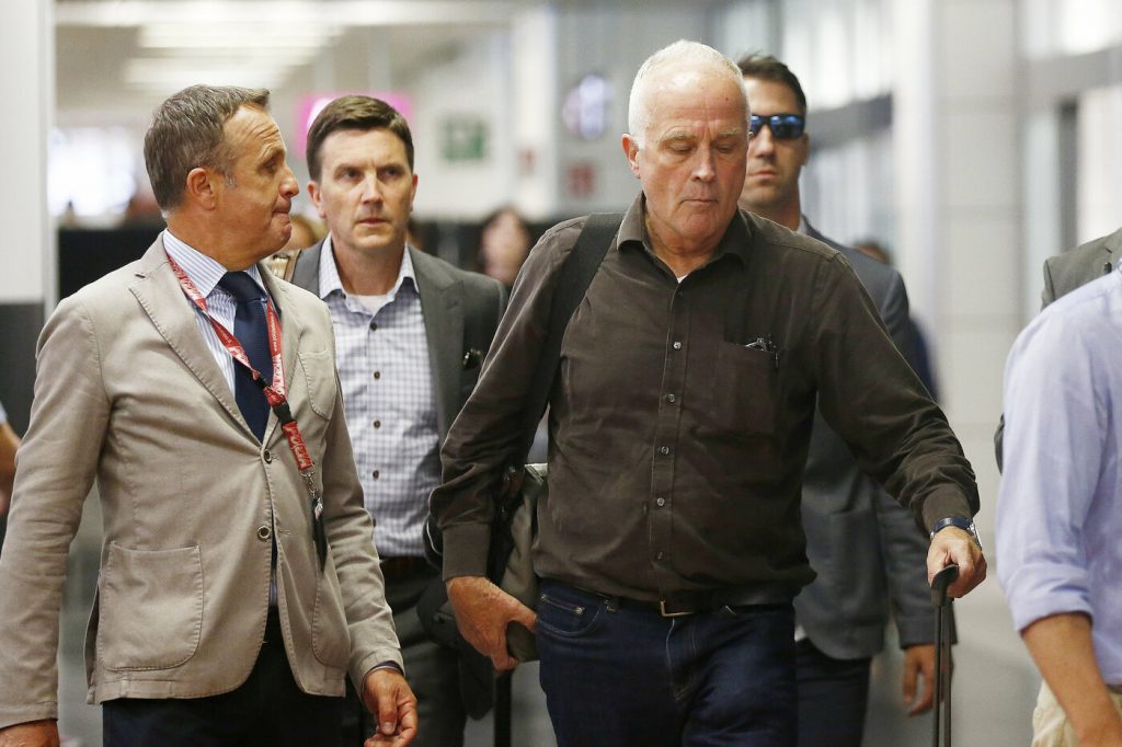 Omicidio Carabiniere, il padre di Elder Finnegan Lee atterra a ...