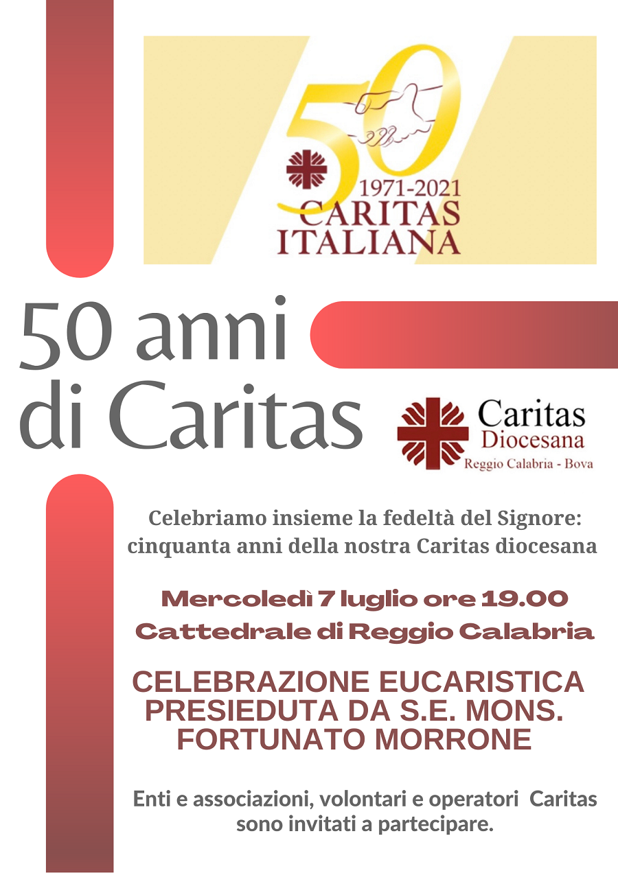 La Caritas di Reggio Calabria-Bova celebra i 50 anni di fondazione di ...