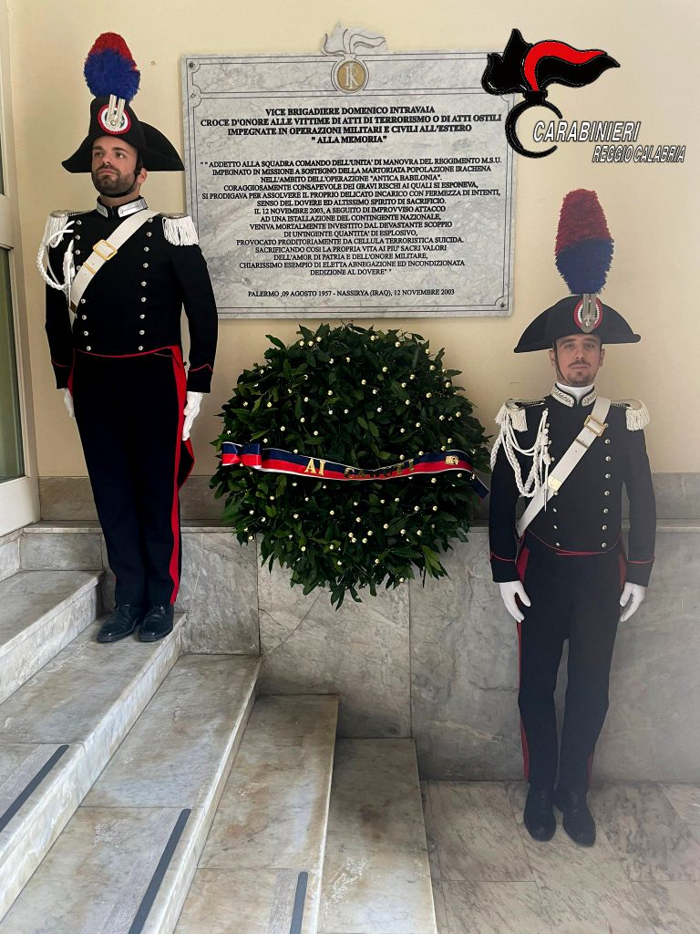Palmi: l’Arma dei Carabinieri ricorda il vice brigadiere Domenico ...