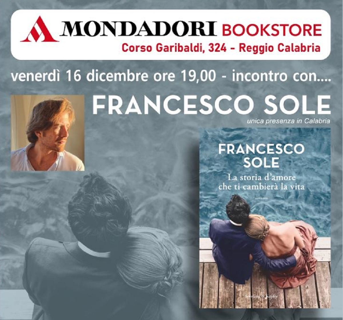 Francesco Sole presenta il suo romanzo a Reggio Calabria