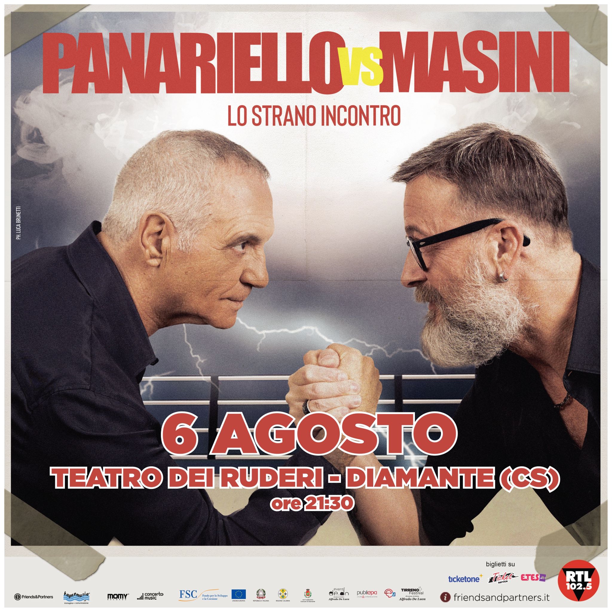 Diamante, Giorgio Panariello e Marco Masini insieme sul palco del ...