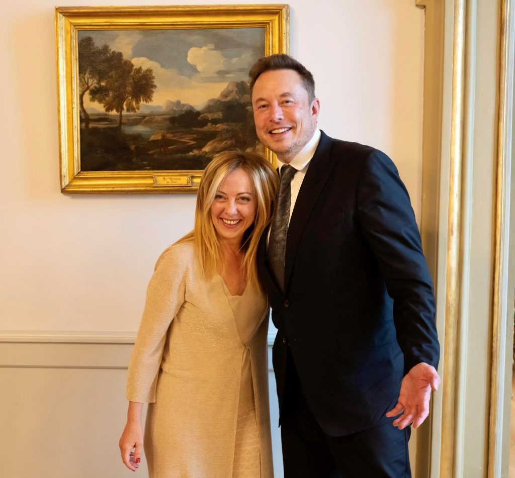 Lo storico incontro tra Elon Musk e il premier Meloni: svegliateci se ...