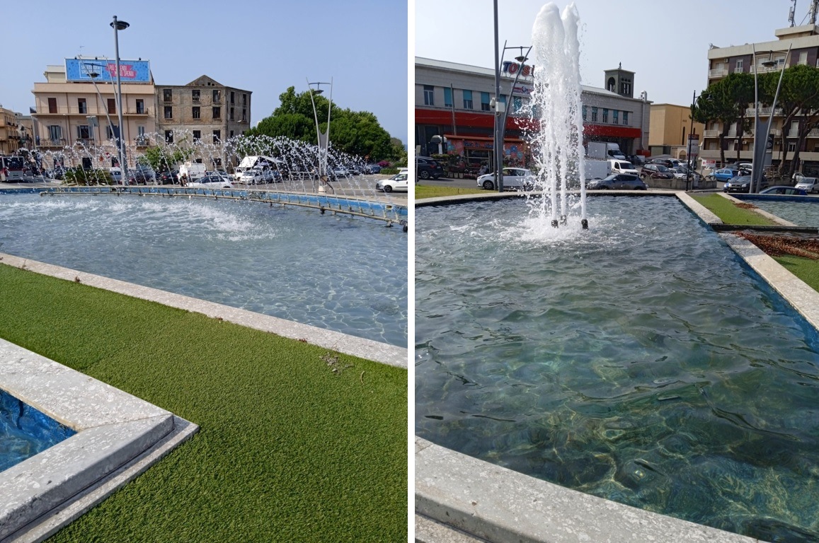 Reggio Calabria, ripristinata la fontana dedicata a Mino Reitano