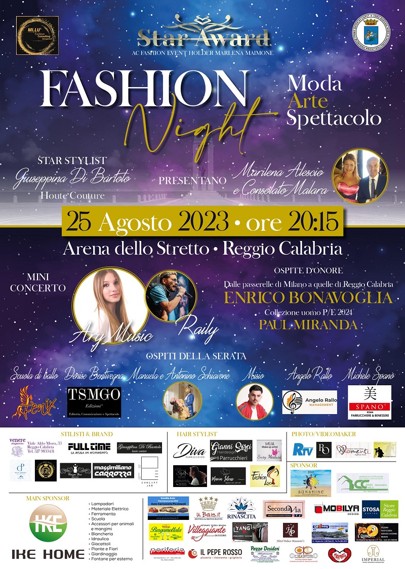 Al via a Reggio Calabria “Fashion Night”, la kermesse dedicata alla ...