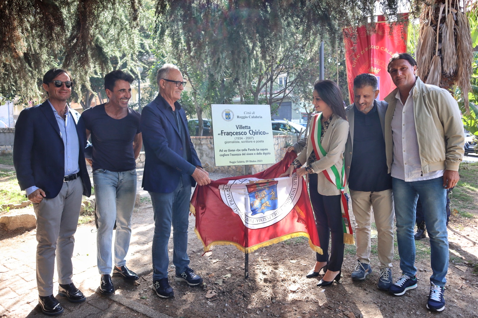 Reggio Calabria: villetta di viale Europa dedicata a Francesco Chirico ...