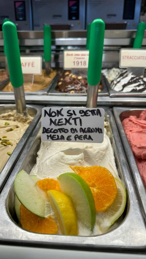 A Reggio Calabria Cesare presenta il sorbetto "Non si jetta nenti"