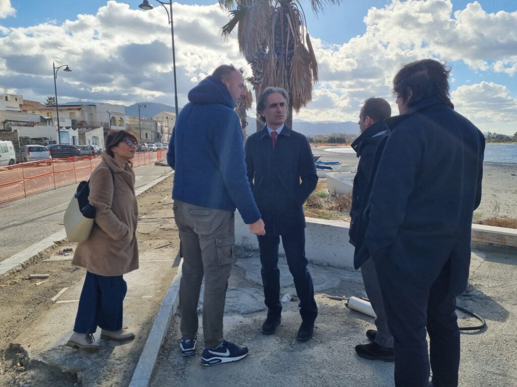 Reggio Calabria: proseguono i lavori per il nuovo Lungomare di Catona