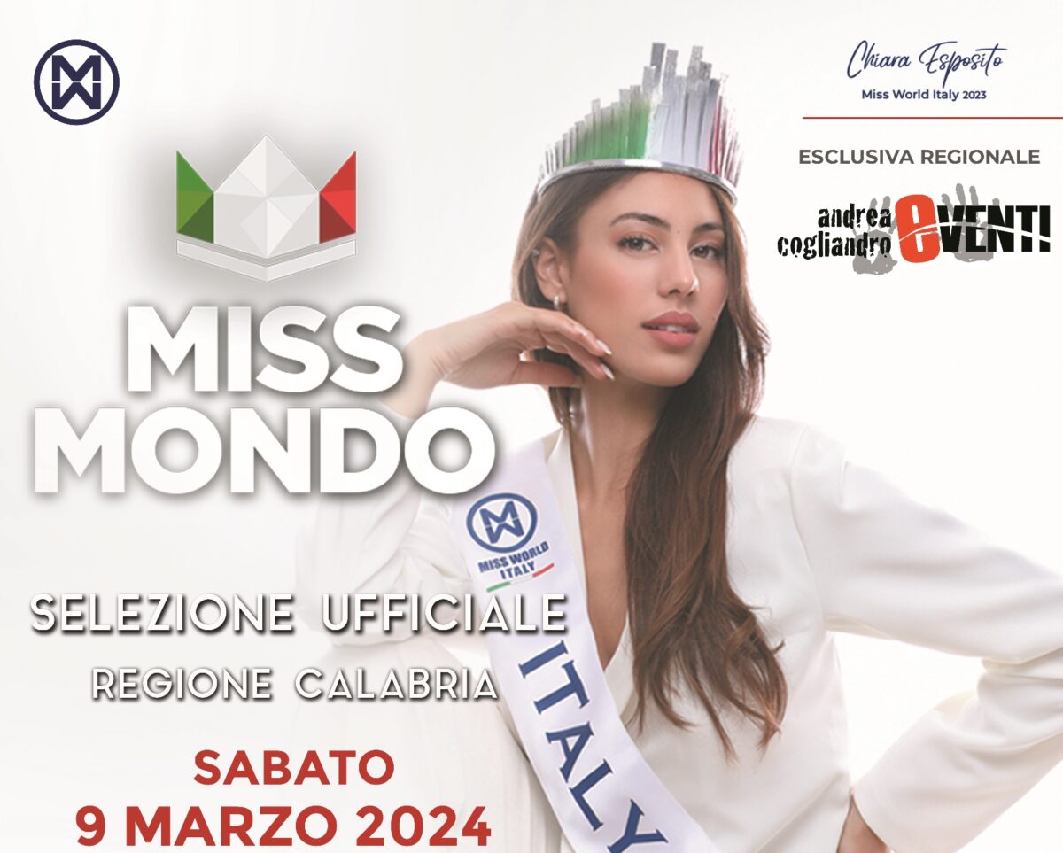 Jasmine Hassid vince la selezione ufficiale di Miss Mondo Calabria
