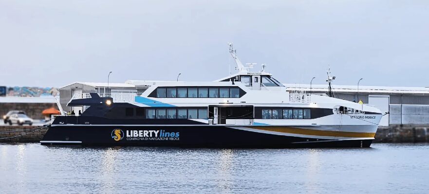 Sicilia: Liberty Lines ha la sua prima nave veloce ibrida