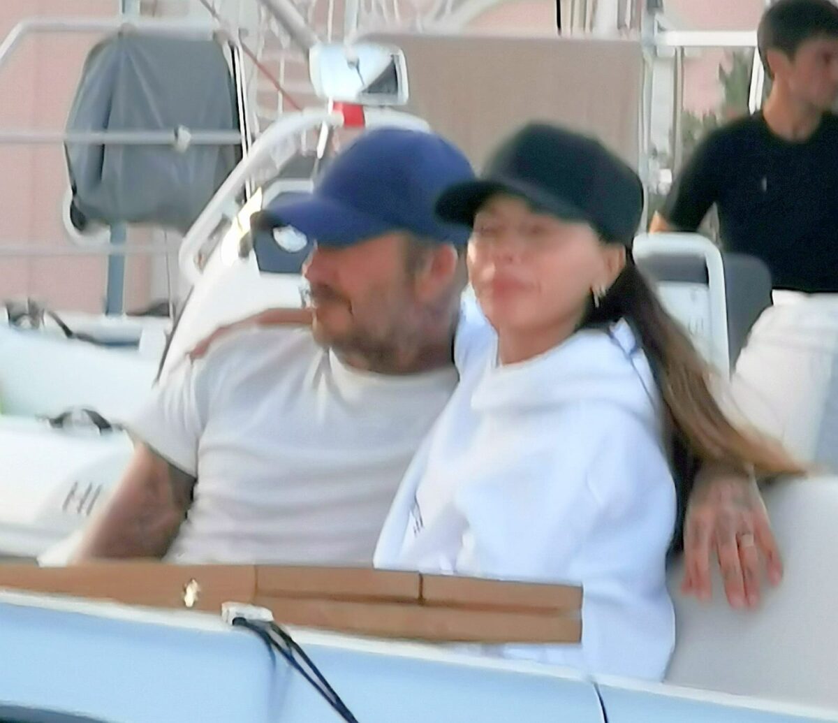 David Beckham e Victoria Adams in vacanza alle isole Eolie
