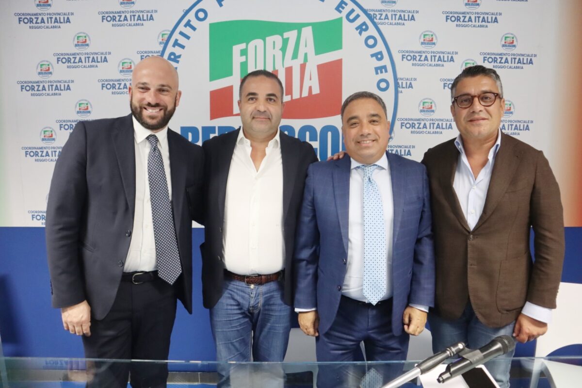 Reggio Calabria, nominati i tre vicesegretari regionali di Forza Italia