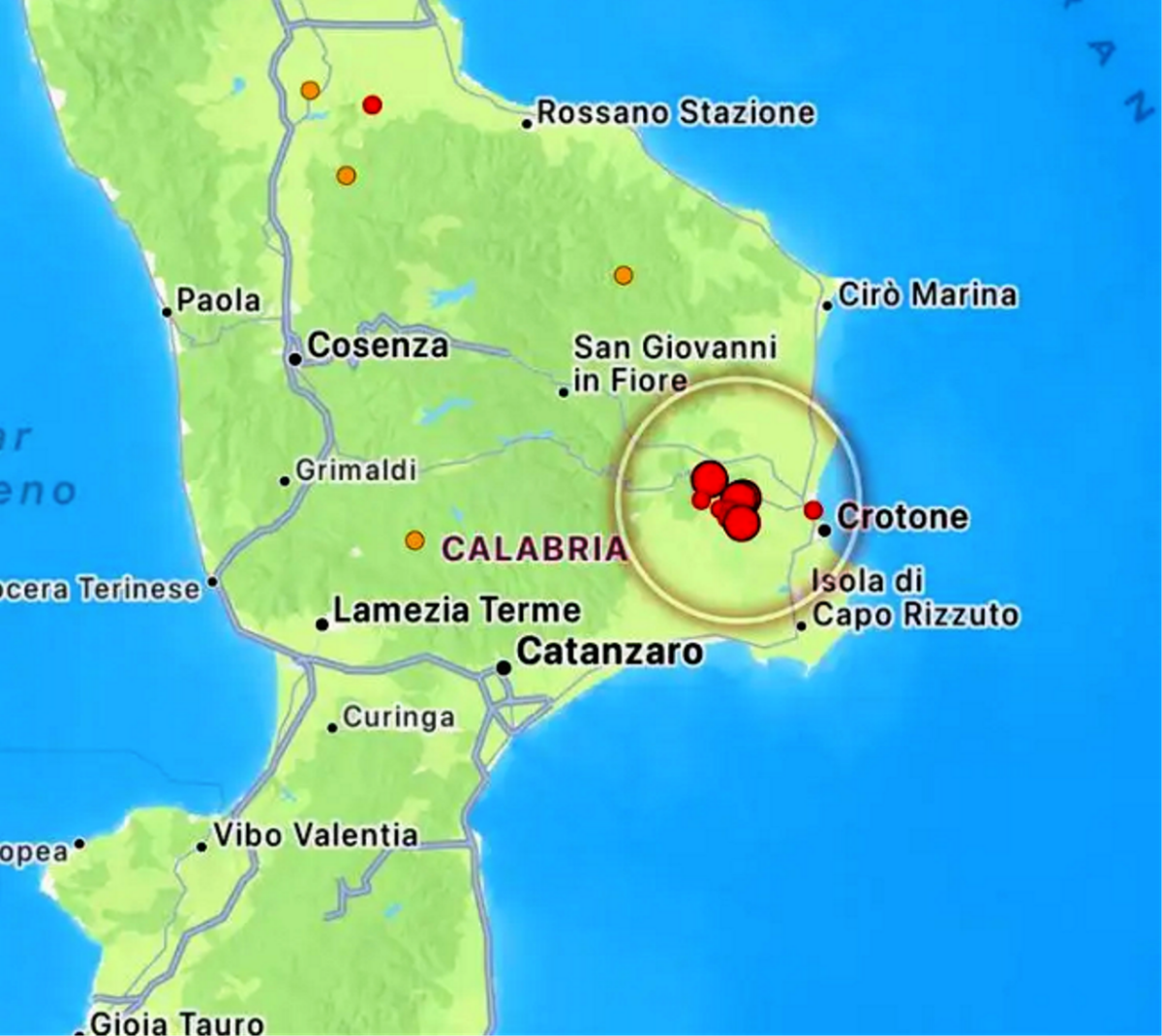 Terremoto in Calabria, "raffica" di forti scosse a Crotone: paura