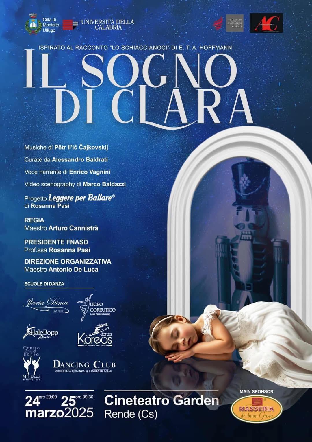 Rende: in arrivo “Il sogno di Clara”, lo Schiaccianoci reinterpretato