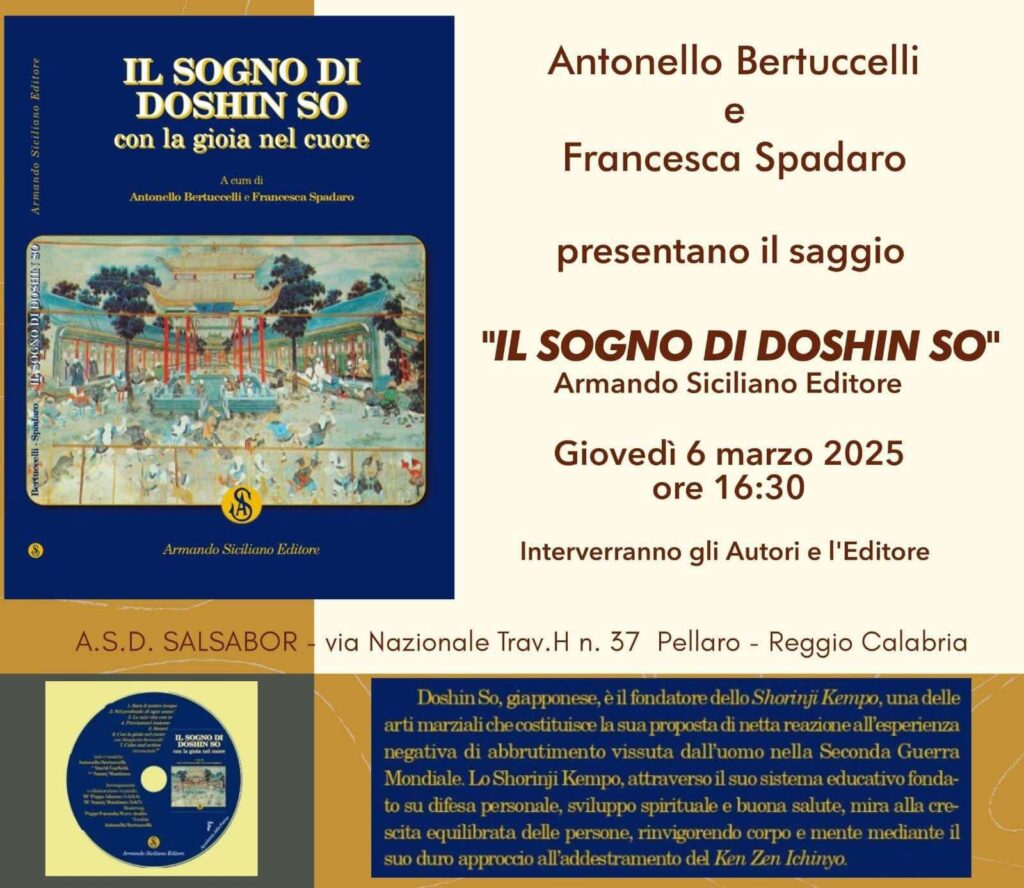 A Reggio Calabria la presentazione del "Il sogno di Doshin So"