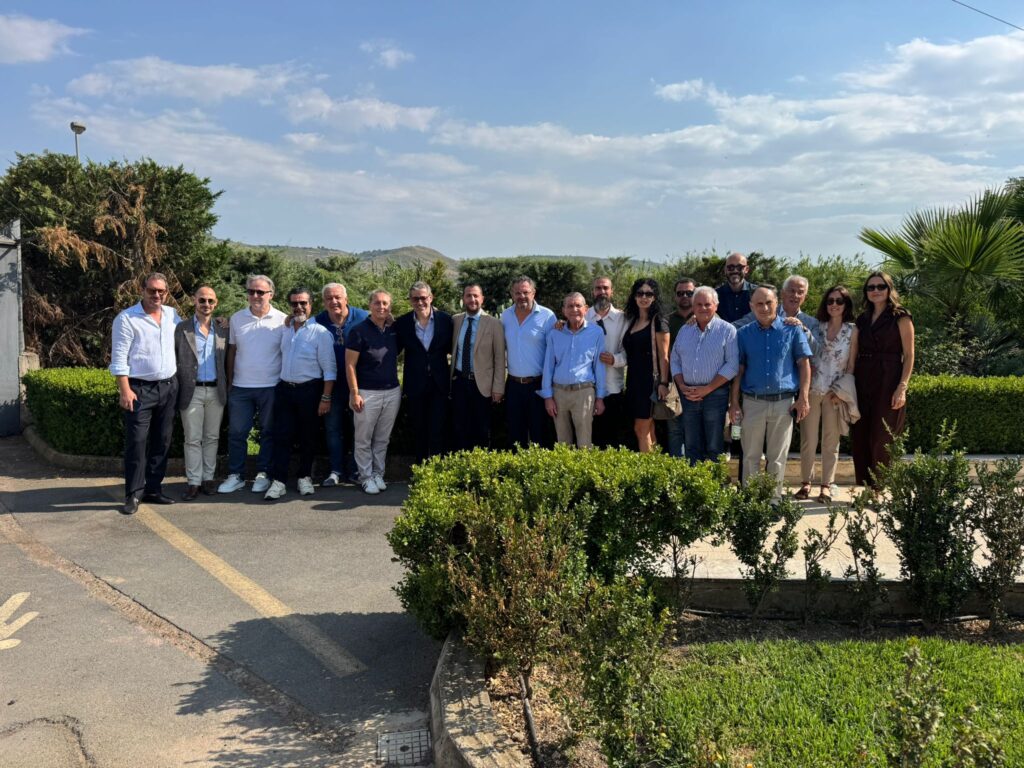 L'assessore siciliano Francesco Colianni in visita agli impianti Kalat