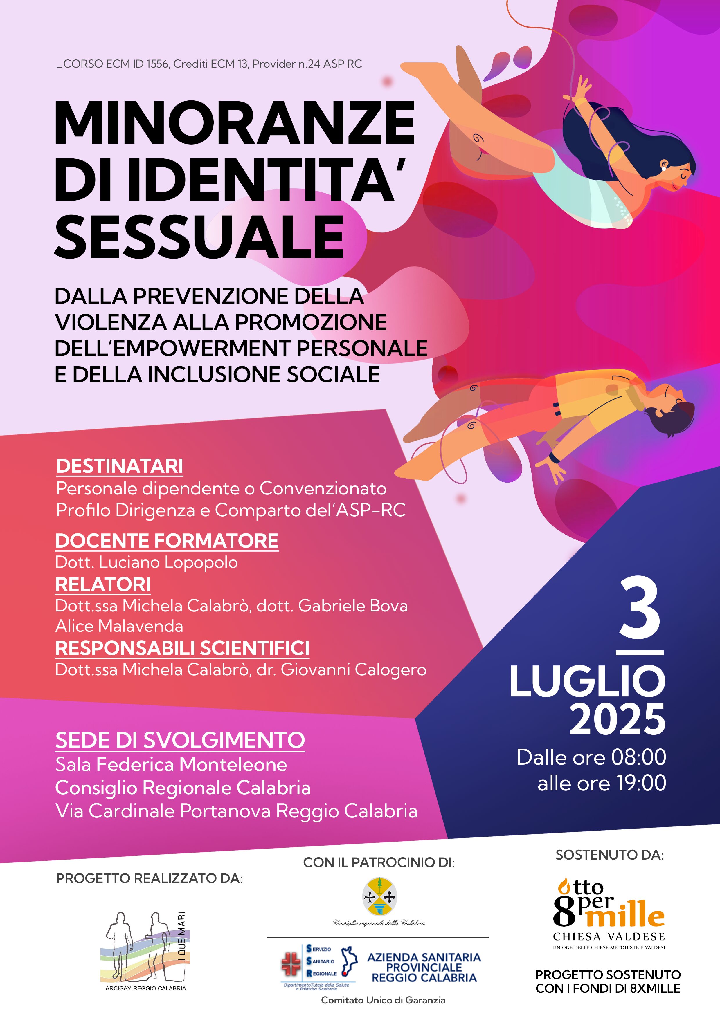 Reggio Calabria, presentazione "Minoranze di identità Sessuale"