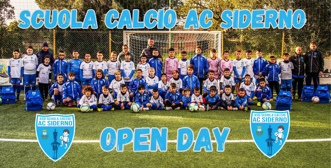 Scuola Calcio AC Siderno, al via gli open day 2026-2026. Tutte le INFO