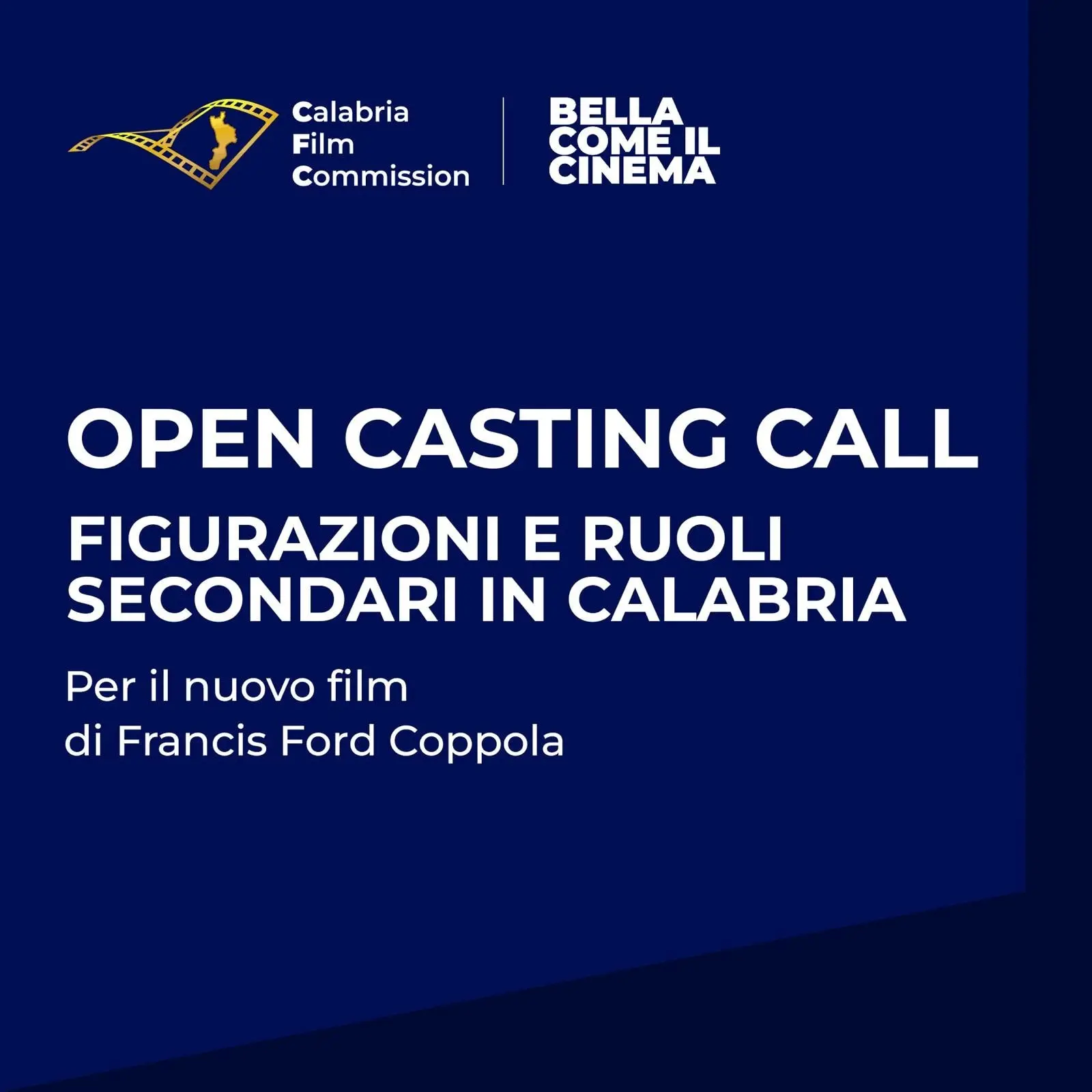 A Reggio Calabria il casting per il film di Francis Ford Coppola ...