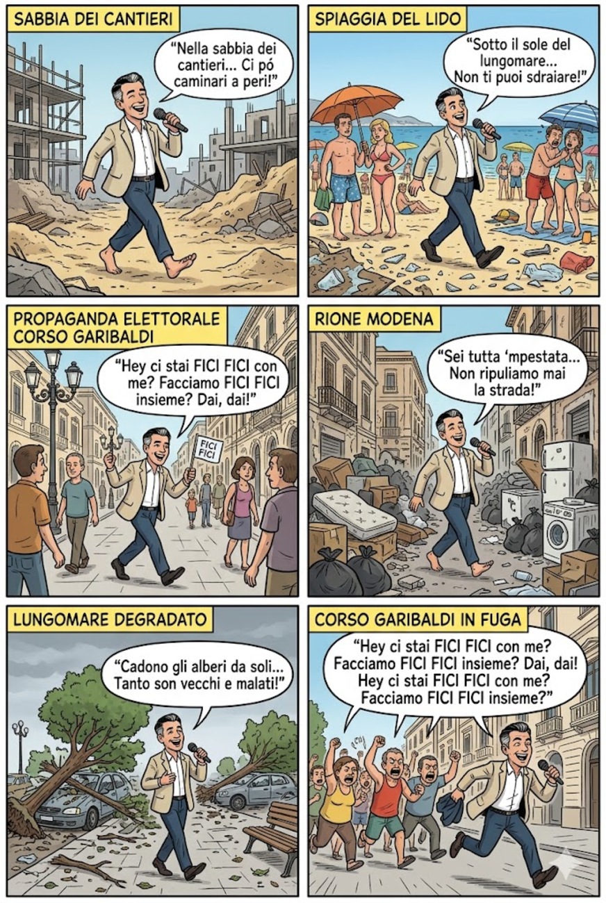 Tra disastri e incompiute, la satira del reggino punge Falcomatà ...