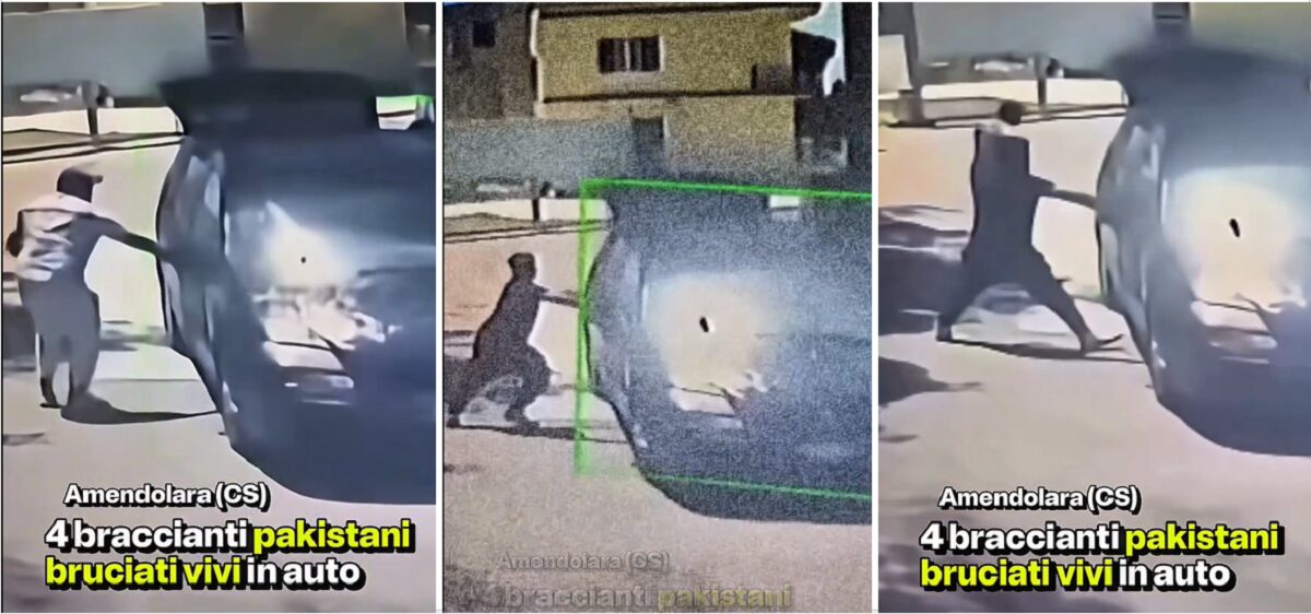 Braccianti pachistani bruciati vivi in Calabria, le terribili immagini ...