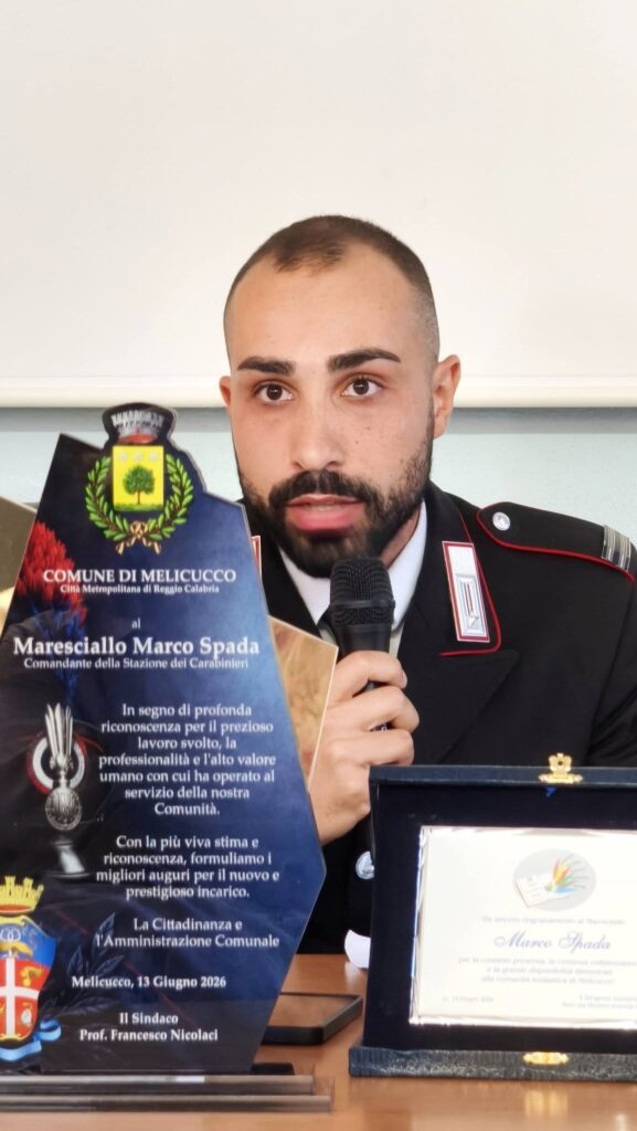 Melicucco, cerimonia di saluto al Comandante della locale stazione dei ...