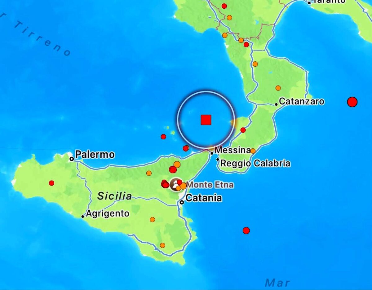 Nuova forte scossa nel Mar Tirreno: la terra trema ancora tra Calabria ...